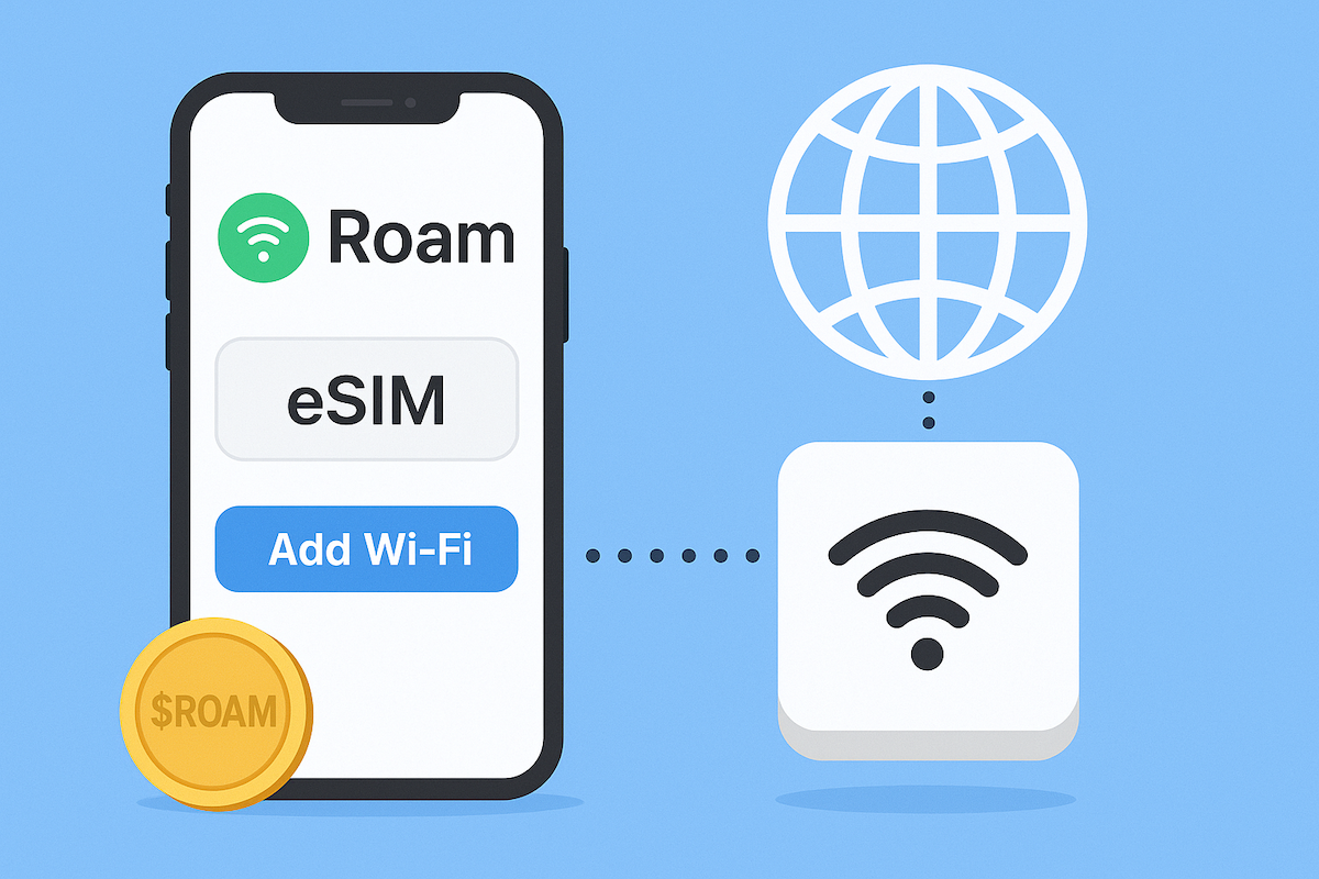 Roam — eSIM на блокчейне
