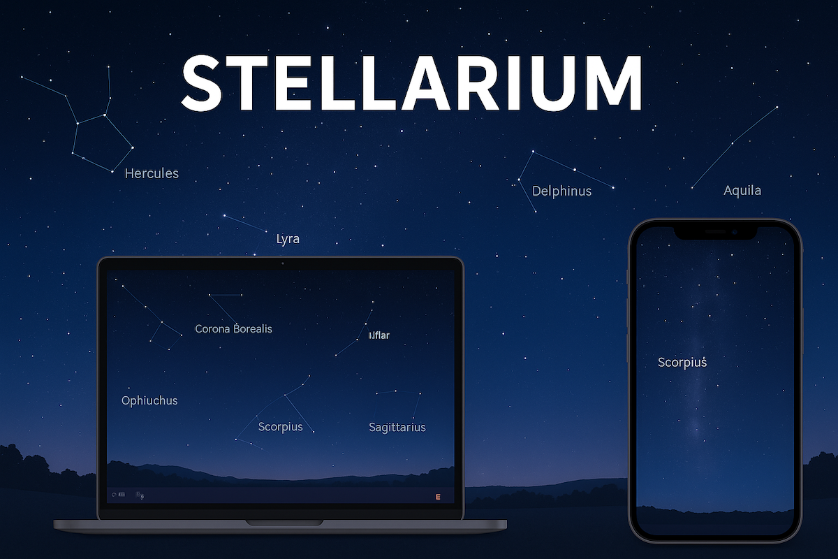 Обзор Stellarium. Звёздная карта у тебя на компьютере