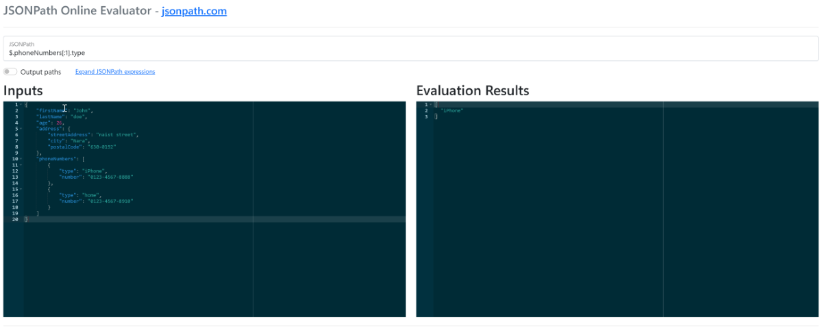 4 сервиса для поиска и проверки JSON Path