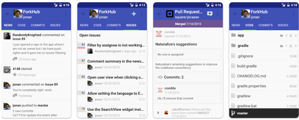 Топ-7 альтернативных клиентов GitHub для Android