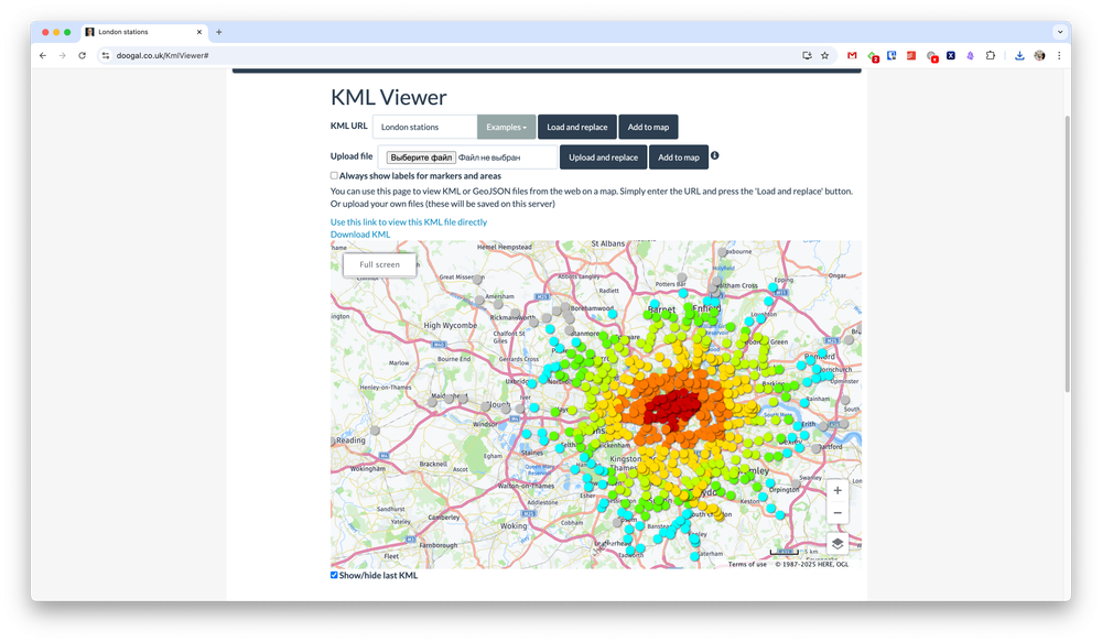 5 онлайн-редакторов KML/KMZ-файлов
