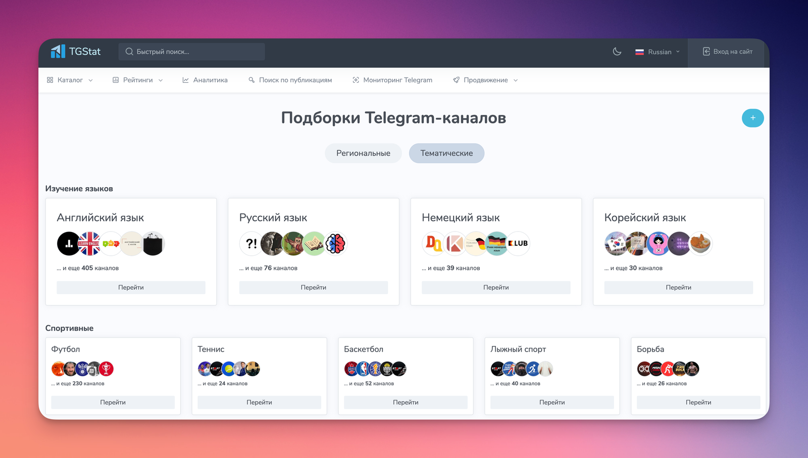 Обзор TGStat. Google Analytics для Telegram