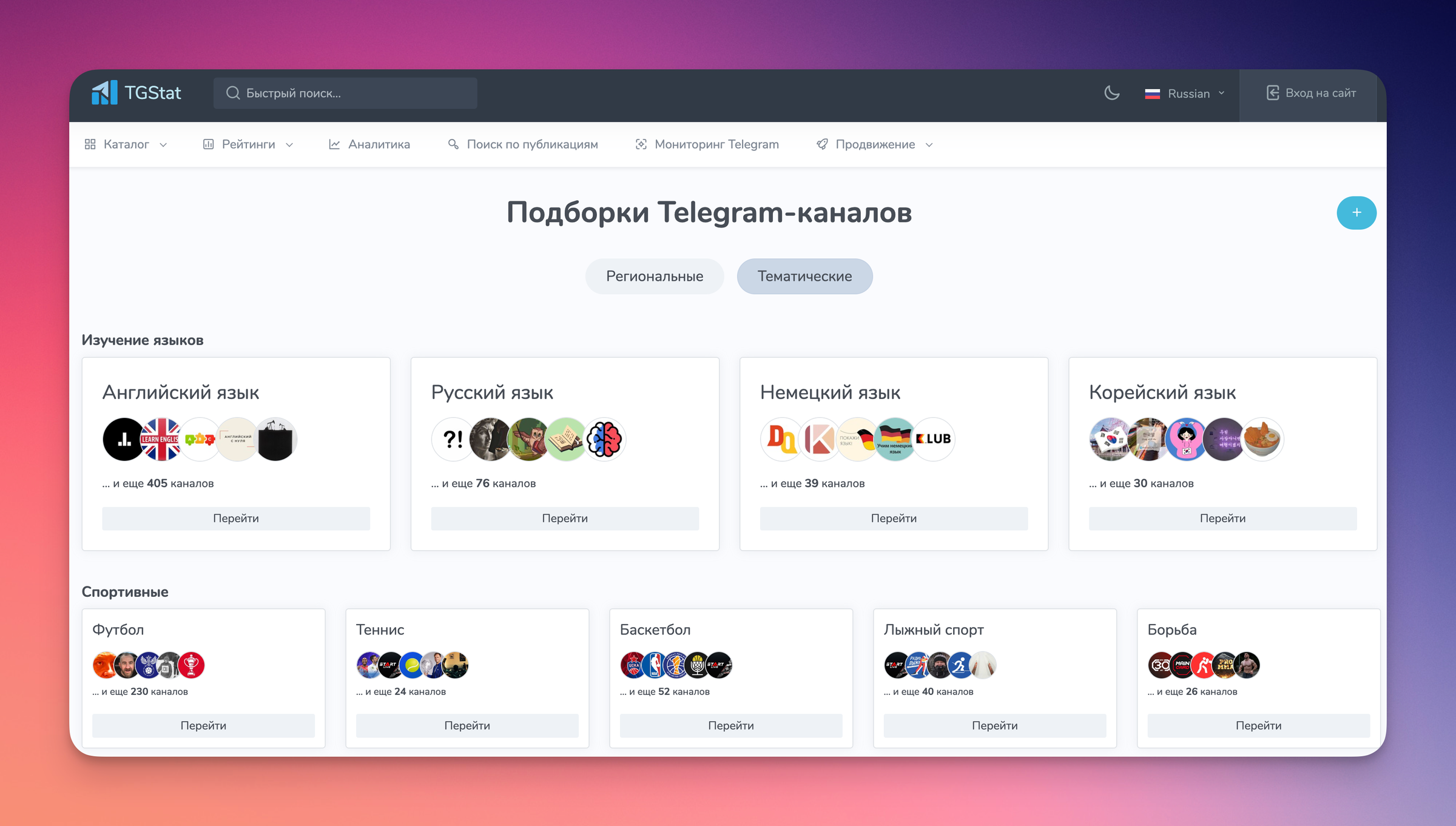 Обзор TGStat. Google Analytics для Telegram