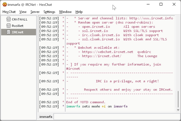 Как создать свой канал в IRC