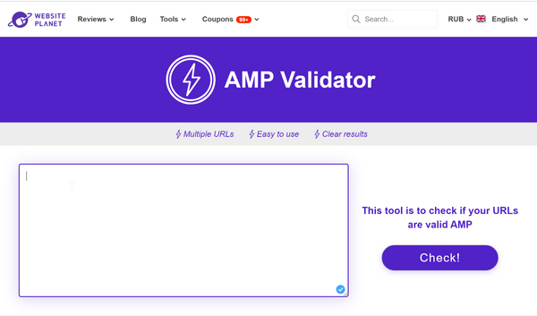 5 валидаторов AMP-страниц для проверки на ошибки