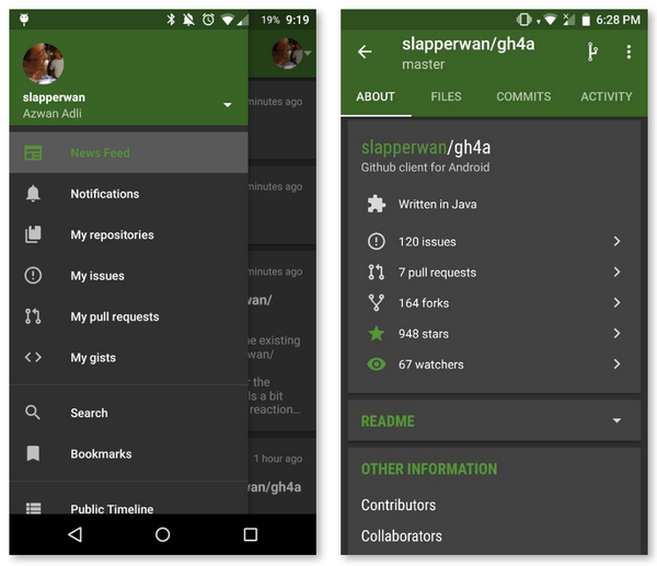 Топ-7 альтернативных клиентов GitHub для Android
