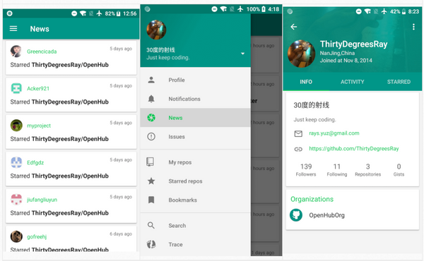 Топ-7 альтернативных клиентов GitHub для Android